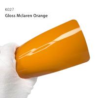 China K027 TPU Car Color Protection Film With Gloss Mclaren Orange color for sale