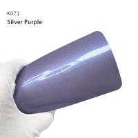 China K071 TPU Glitter Diamond Vinyl Car Wrap Silver Purple Colored PPF for sale