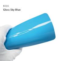 China K016 Gloss Sky Blue TPU Color Car Paint Protective Film Decorative Car Wraps for sale