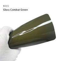 China K015 TPU Full Vinyl Wrap Film With Gloss Combat Green Coloured Ppf Wrap for sale