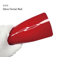 China K008 Gloss Ferrari Red High Quality TPU Color Car Paint Protection Film for sale