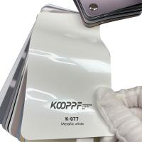China Metallic White TPU Color Paint Protection Film Car Decoration Film 7.5mil K-077 White Matt Ppf for sale