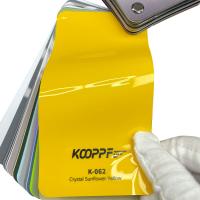 China Crystal Sunflower Yellow TPU Color PPF Car Wrapping Sticker 7.5mil K-062 for sale