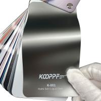 China Matte Ppf Wrap Satin Liquid Silver TPU Color 7.5mil K-001 Vinyl Wrapping Film for sale