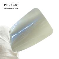 China PET-PH606 PET White To Blue Self Adhesive Car Sticker 1.52m X 18m For Paint Protection for sale