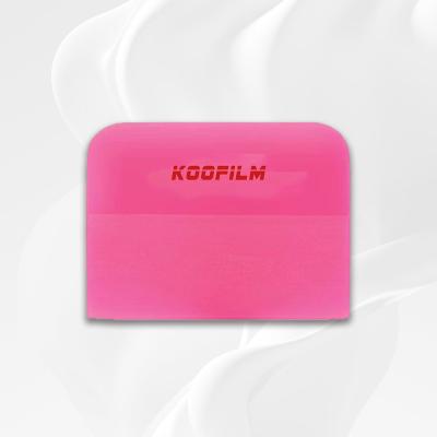 China KP19 Thicken Flexible Car Film Tools Plastic Wallpaper Smoother Pink Scraper for sale