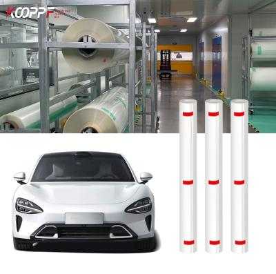 China Transparent 9.5mil TPU Car Front Protection Film More Than 8 Years Glue Is From Ashland for sale