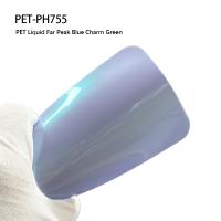 China PET-PH755 PET Liquid Far Peak Blue Charm Green 7.5mil Vehicle Protection Wrap for sale