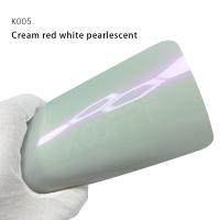China K005 Cream Red White Pearlescent Color Car Paint Protection Film for sale