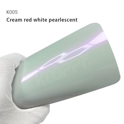 China K005 Cream Red White Pearlescent Color Car Paint Protection Film for sale