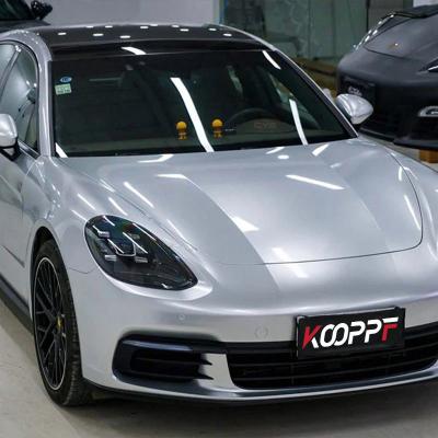China Glossy Beauty Silver Coloured Ppf Wrap Film TPU Car Body Sticker for sale