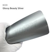 China Glossy Beauty Silver Coloured Ppf Wrap Film TPU Car Body Sticker for sale
