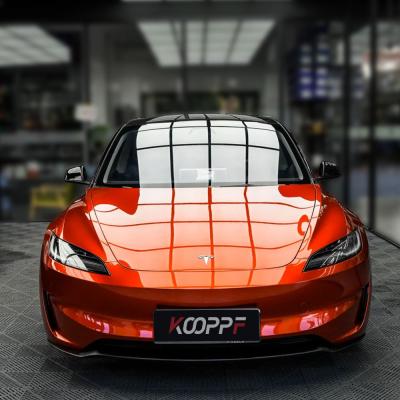 China Liquid Metal Orange TPU Color Paint Protection Film Premium Car Color Film for sale