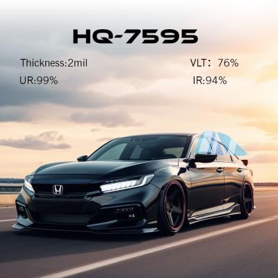 China Car Sticker Protective Film 76% VTL 99% UR 94% IR Nano Ceramic Car Body Wrap Film for sale