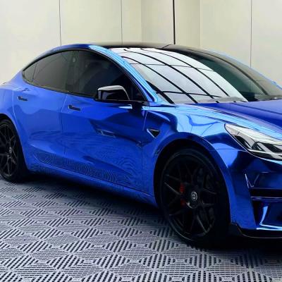 China Super Chrome Nile Blue TPU Self Healing Car Colored PPF Wrap Paint Protection Film for sale