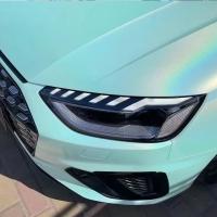 China PET Matte Laser Blue Colored PPF Vinyl Wrap 7.5mil Color Paint Protection Film for sale