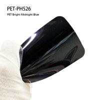 China PET Bright Midnight Blue Vinyl Wrap Sticker PPF Color Wrap Automotive Vinyl Film for sale