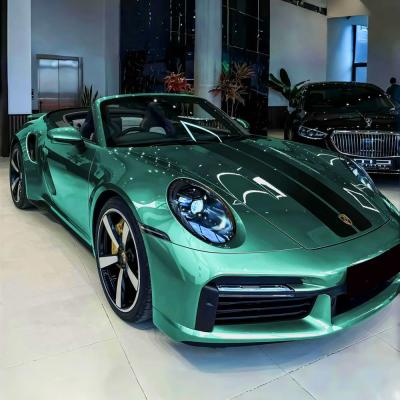 China Chrome Wrap Metal Emerald Green 8.0mil TPU PPF For Matte Paint Auto Protective Film for sale