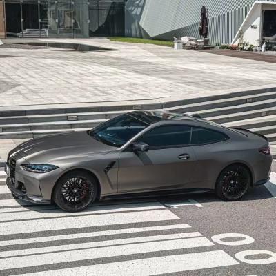 China Best Vinyl Wrap For Cars TPU PPF Matte Chrome Metal Light Glod Full Vehicle Wrap for sale
