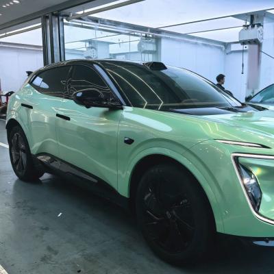 China Charm Purple Custom Car Wraps 8.0mil TPU Green Vinyl Wrap Best PPF Car Wrap Protection Film for sale