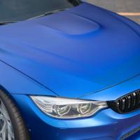 China Matte Chrome Metal Tranguil Blue TPU Matte Wrap Paint Protection Film Near Me Blue Car Wrap for sale
