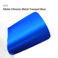 China Matte Chrome Metal Tranguil Blue TPU Matte Wrap Paint Protection Film Near Me Blue Car Wrap for sale