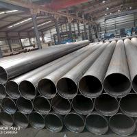 China Leak Proof Straight Seam Welded Steel Pipe Tube For Liquid Conveyance System for sale