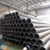 China Leak Proof Straight Seam Welded Steel Pipe Tube For Liquid Conveyance System for sale