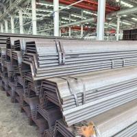 China Interlocking Permanent U/Z Type Steel Sheet Pile High Structural Bearing Capacity For Cutoff Wall for sale