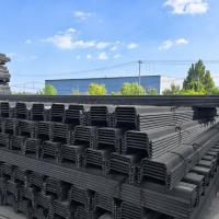 China Interlocking Permanent U/Z Type Steel Sheet Pile High Structural Bearing Capacity For Cutoff Wall for sale