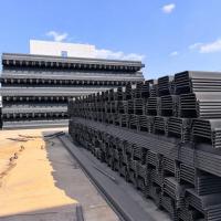 China Interlocking Permanent U/Z Type Steel Sheet Pile High Structural Bearing Capacity For Cutoff Wall for sale