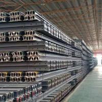 China High Load Capacity Heavy Steel Rail Wear Resistant for Railway / Mining / Heavy Duty Track Systems for sale