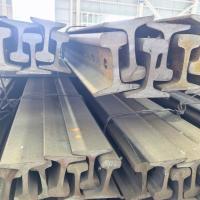 China Crane Rail Steel QU70 QU80 QU100 QU120 U71Mn Material GB3426 Standard For Overhead Crane / Port Machinery for sale