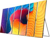 China Ultrathin Indoor Digital Led Poster Stand 83 Inch 1920Hz ODM for sale