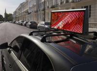 China Double Sided Taxi Topper COB LED Display Outdoor Led Signs P2.5 for sale