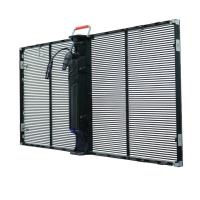 China IP65 Waterproof Glass Transparent LED Display Screen Panel 6mm for sale