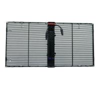 China IP65 Waterproof Glass Transparent LED Display Screen Panel 6mm for sale