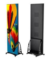 China IP40 Mobile Controllable Led Poster Screen Display Board P10 for sale