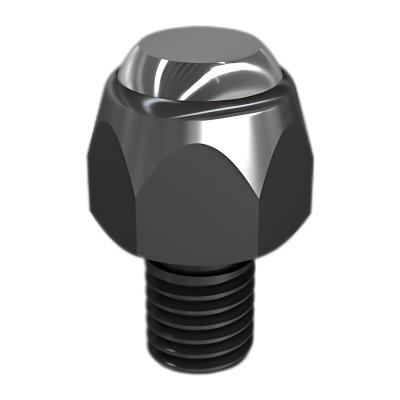 China Ball End Thrust Screw Head Flattened Serrated Smooth Ball End Bolt PT01 for sale