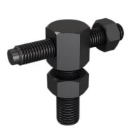China Compact Black Mini Adjustable Stop For Precision Positioning Tight Fixture Spaces 0.24kg for sale
