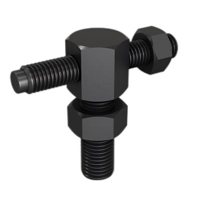 China Compact Black Mini Adjustable Stop For Precision Positioning Tight Fixture Spaces 0.24kg for sale