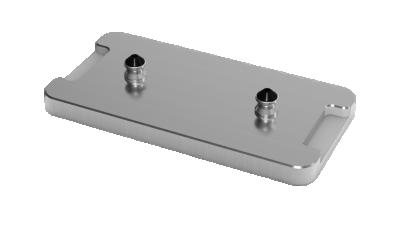 China Precision Quick-Change Fixture Locating Plate With Dual Alignment Pins For CNC Workholding for sale