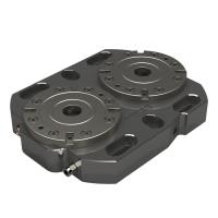 China Dual Position Zero Point Clamping System Work Holding Pneumatic Base Plate For CNC for sale