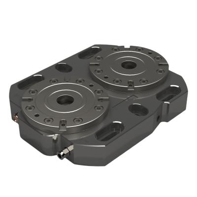 China Dual Position Zero Point Clamping System Work Holding Pneumatic Base Plate For CNC for sale