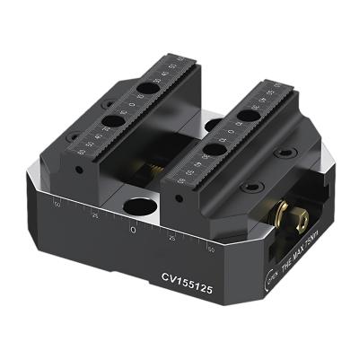 China 20KN 155mm CNC Self Centering Shaft Vise For Fixture Clamping Workholding for sale