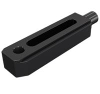 China S45C Blackened Fixture Clamping Pressure Plate Durable Tapped Heel Clamp Strap for sale
