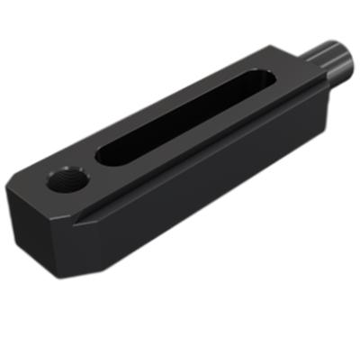 China S45C Blackened Fixture Clamping Pressure Plate Durable Tapped Heel Clamp Strap for sale