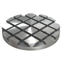 China T Slotted Round Base Plate Aluminum Modular Fixturing For CNC Rotary Table for sale