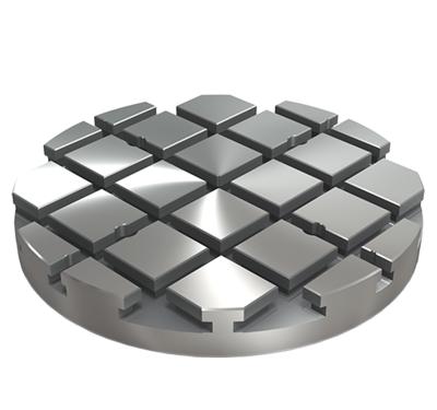 China T Slotted Round Base Plate Aluminum Modular Fixturing For CNC Rotary Table for sale