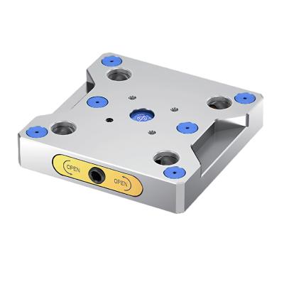 China Zero Point Quick Change Fixture Clamps CNC Base Plate For 5 Axis Vices for sale